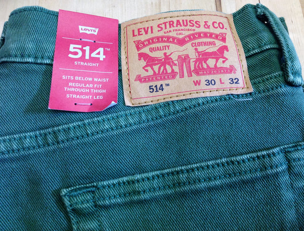 Levi Strauss Green 514 Jeans | Masterpiece Men's Consignment